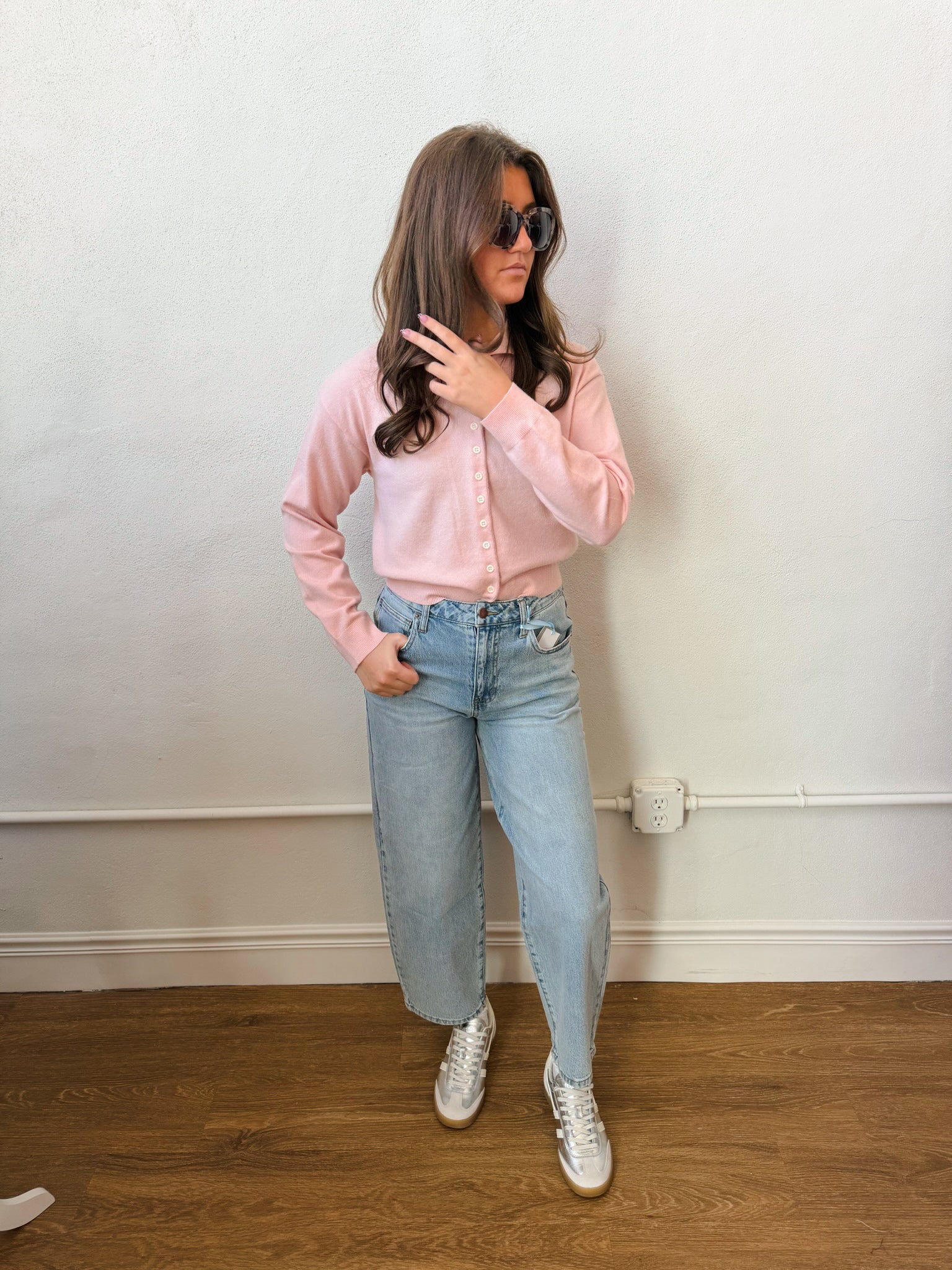 The Hazel Pink Cardigan – Mane Vault
